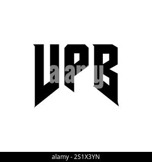 VPB letter logo design for technology company. VPB logo design black ...