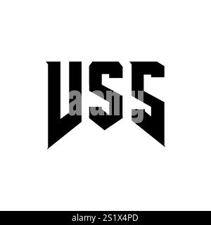 VSS letter logo design for technology company. VSS logo design black ...