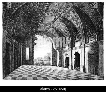 POLAND - CIRCA 1880: Illustration taken from a book "ANNIVERSARY BOOK ...
