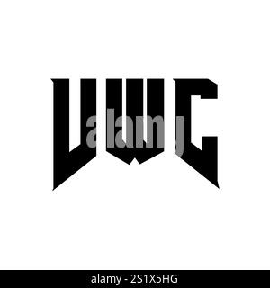 VWC letter logo design for technology company. VWC logo design black ...