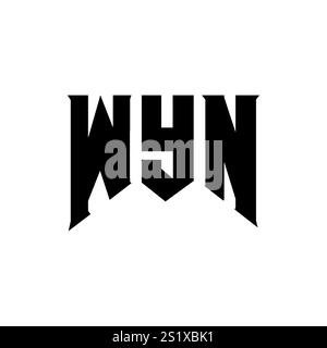 WYN letter logo design for technology company. WYN logo design black ...
