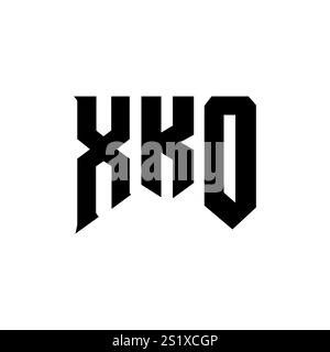 XKO letter logo design for technology company. XKO logo design black ...