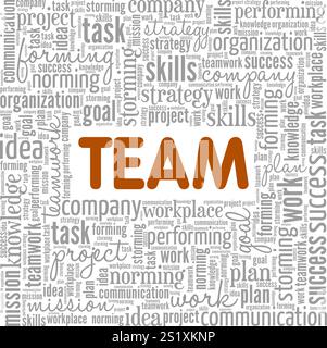 Word cloud background concept for Collaboration. Company teamwork ...