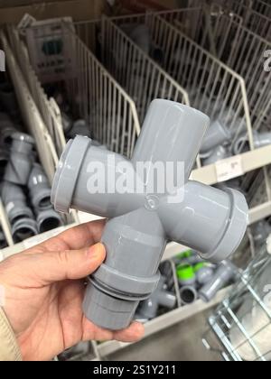 plastic pipe threads Stock Photo - Alamy