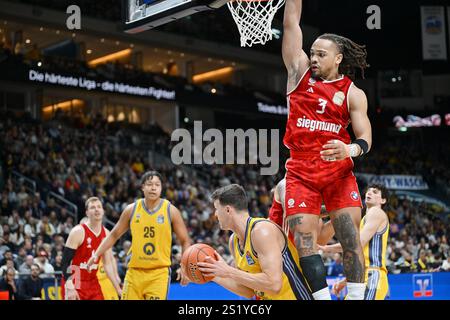 Carsen Edwards (FC Bayern Muenchen Basketball, #3) beim Freiwurf. GER ...