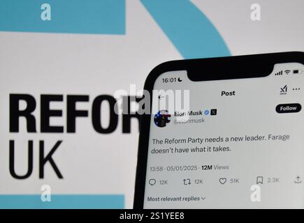 The Elon Musk Twitter home profile is seen in this photo illustration ...