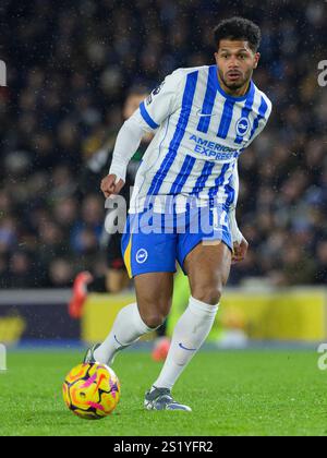 Brighton & Hove Albion's Georginio Rutter arrives before the Premier ...