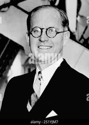 Joseph P. Kennedy, Sr., American businessman and politician, as ...