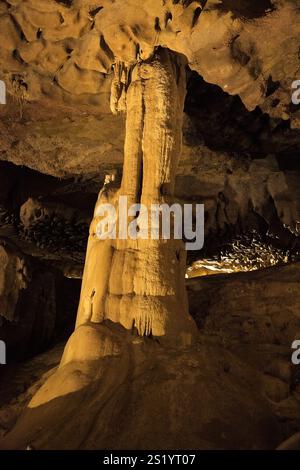 Stalagmite towers in Grottes de Betharram feature stunning geological ...