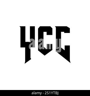 YCC letter logo design for technology company. YCC logo design black ...