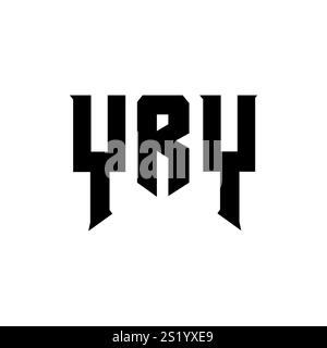 YRY letter logo design for technology company. YRY logo design black ...