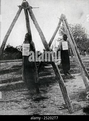 Armenian Genocide. Executions of Armenians, by hanging, by Turkish ...