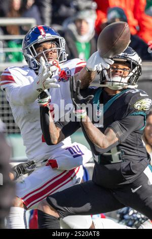 Philadelphia Eagles cornerback Isaiah Rodgers (34) rushes during an NFL ...