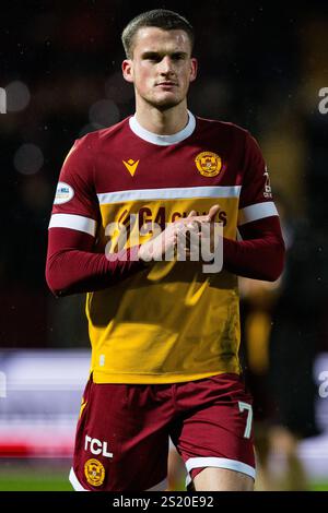 Motherwell, Scotland. 05 January 2025. Callum Slattery (8 - Motherwell ...