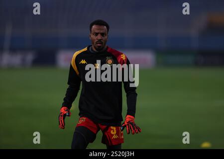 Esperance de Tunis' goalkeeper Bechir Ben Said kicks the ball clear of ...