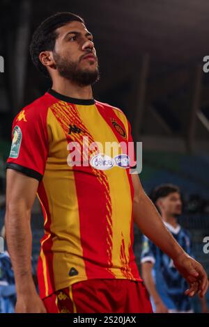 5 JANUARY 2025 - Egypt, Cairo: Esperance Sportive de Tunis team photo line up from left: MOHAMED ...