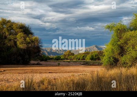 TimBila Nature Reserve, east of Omaruru: dry Omaruru River (Omaruru ...
