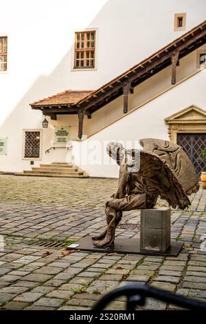 Courtyard of Spilberk castle in Brno Moravia Czech Republic EU Stock ...