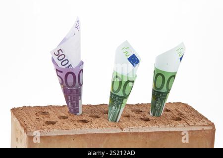 Symbol photo House construction, financing, building society savings ...
