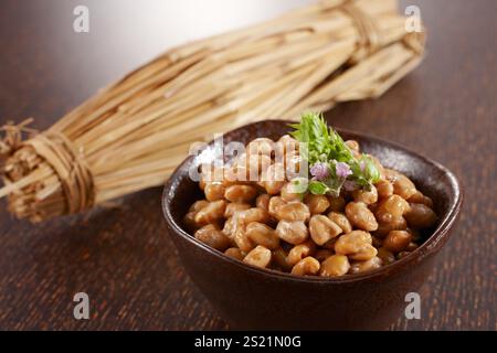 Mito natto (fermented soybeans Stock Photo - Alamy