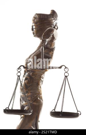 Justitia with scales. Symbol for justice Stock Photo - Alamy