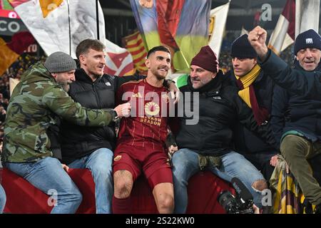 Lorenzo Pellegrini of AS Roma during the Serie A match between Roma and ...
