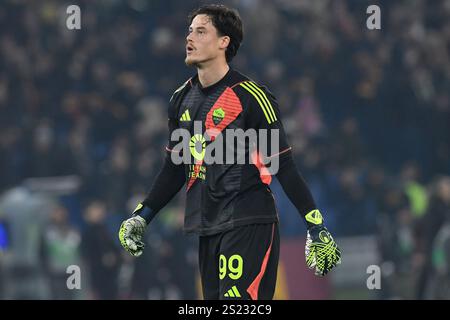 Mile Svilar of AS Roma in action during the Serie A match beetween ...