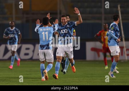5 JANUARY 2025 - Egypt, Cairo: MOSTAFA MOHAMED FATHI of Pyramids FC ...