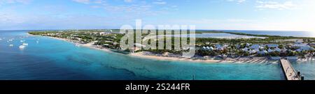 Panorama of Grand Turk from a Cruise Ship Stock Photo - Alamy