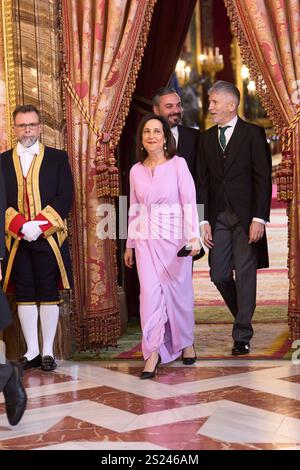 Margarita Robles, Fernando Grande Marlaska attends New Year's Military ...
