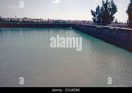 Open cistern, Bosra, Dar'a, Syria, 1987, vintage, retro, old, historic ...