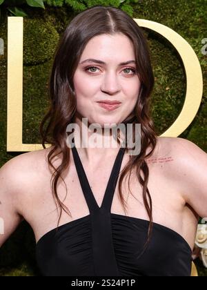 Lizzy McAlpine arrives at the 82nd Golden Globes on Sunday, Jan. 5 ...