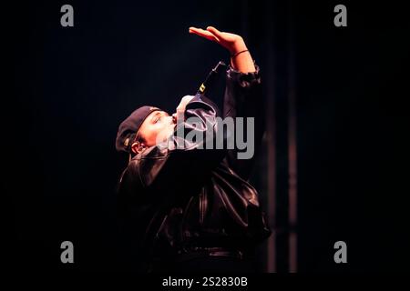 Italian singer, rapper, and songwriter Marianna Mammone, also known as ...