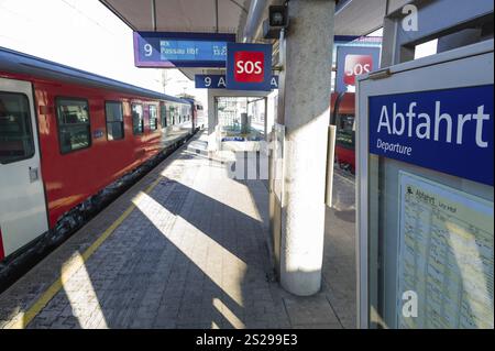 OeBB train at the station, symbolic photo for commuter traffic, local ...
