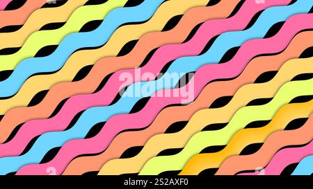 A yellow and pink luxury abstract fluid art painting in alcohol ink ...