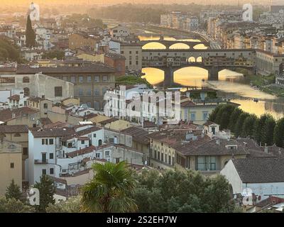 Sunset at Florence Stock Photo - Alamy