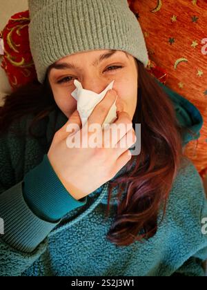 bed rest with a flu and fever, curing an illness bed rest with a flu ...
