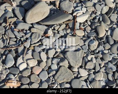 Abstract different shapes pebbles sea texture background Stock Photo ...