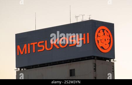 Mitsukoshi department store sign in Nagoya Sakae Japan Stock Photo - Alamy