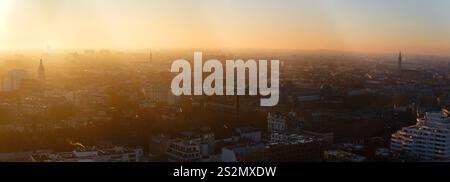 Lille city skyline at sunset Stock Photo - Alamy