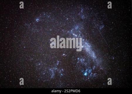 The beautiful country night sky filled with stars and the Large ...