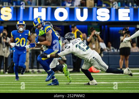 Seattle Seahawks linebacker Ernest Jones IV arrives before an NFL ...