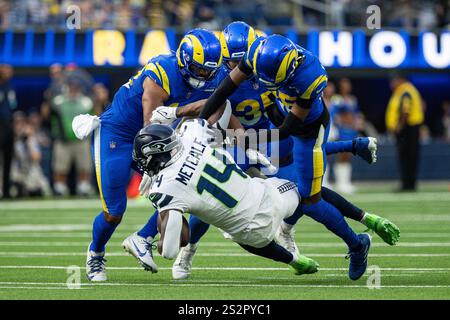 Los Angeles Rams' Emmanuel Forbes plays during an NFL football game ...