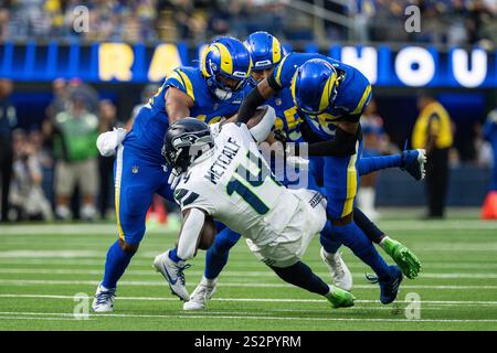 Los Angeles Rams' Emmanuel Forbes plays during an NFL football game ...