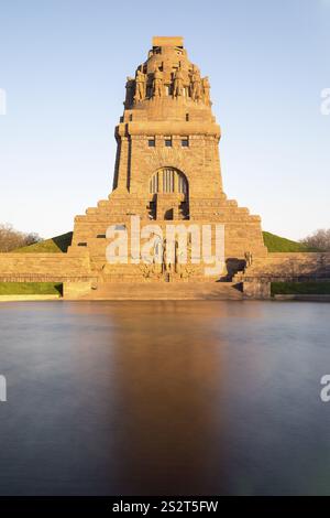 Monument commemorating Battle of the Nations, Leipzig, Germany Stock ...