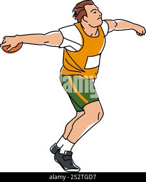 Athletics Discus Throw Stock Photo - Alamy