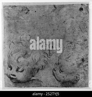 Two heads of angels by Francesco Curia Stock Photo - Alamy
