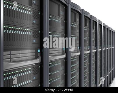 Blade server rack Stock Photo - Alamy