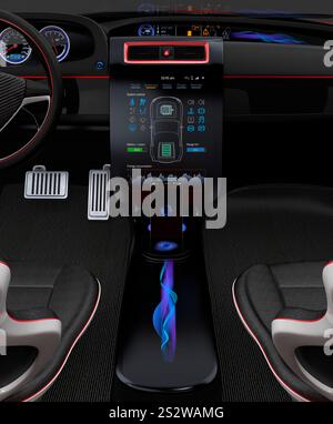 Automotive console interface UI concept Stock Photo - Alamy
