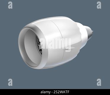 Image of a jet fan engine Stock Photo - Alamy